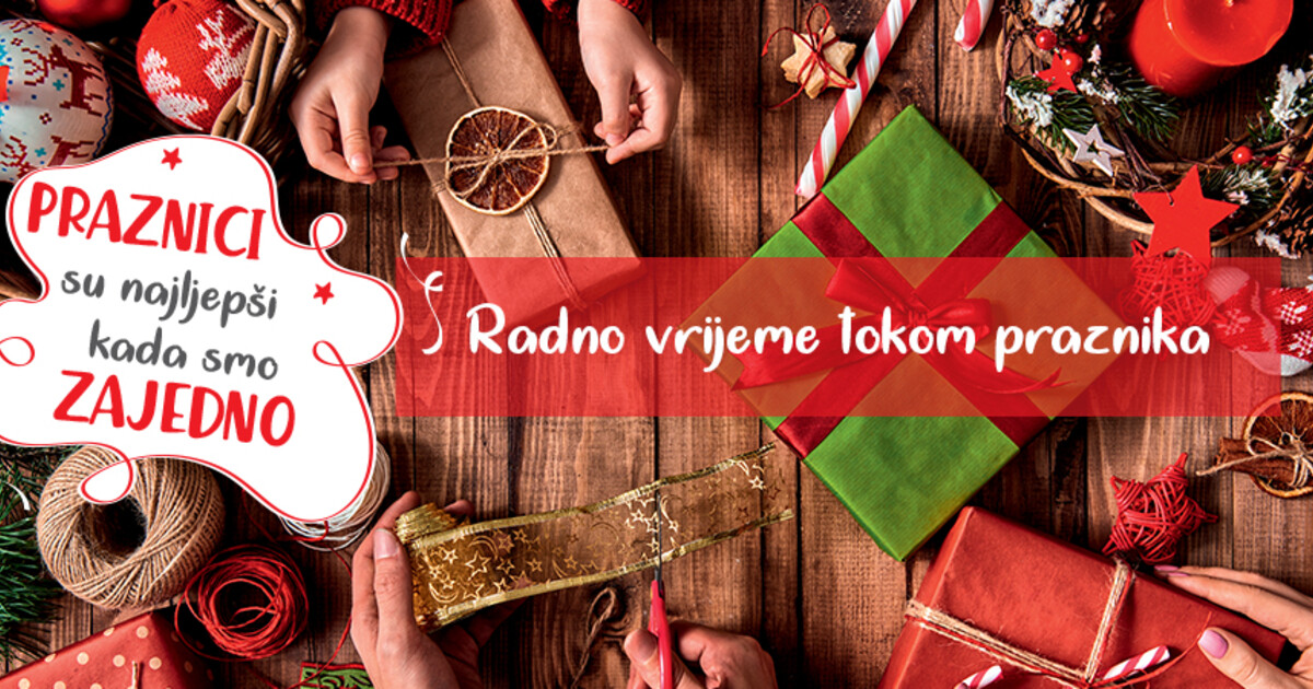 Radno vrijeme tokom praznika | Idea