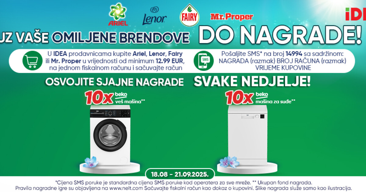 Velika nagradna igra u IDEI | Idea